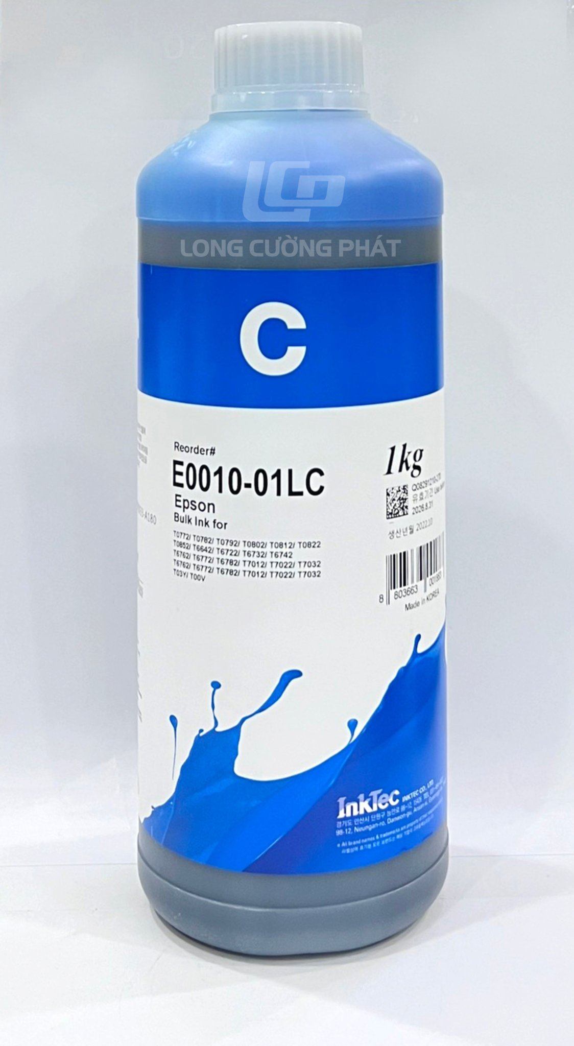 Muc Dye Inktec 1 Lit Mau Xanh E0010 01Lc , Mực Dye Inktec 1 Lít Màu Xanh (E0010-01LC) - MỰC IN ...